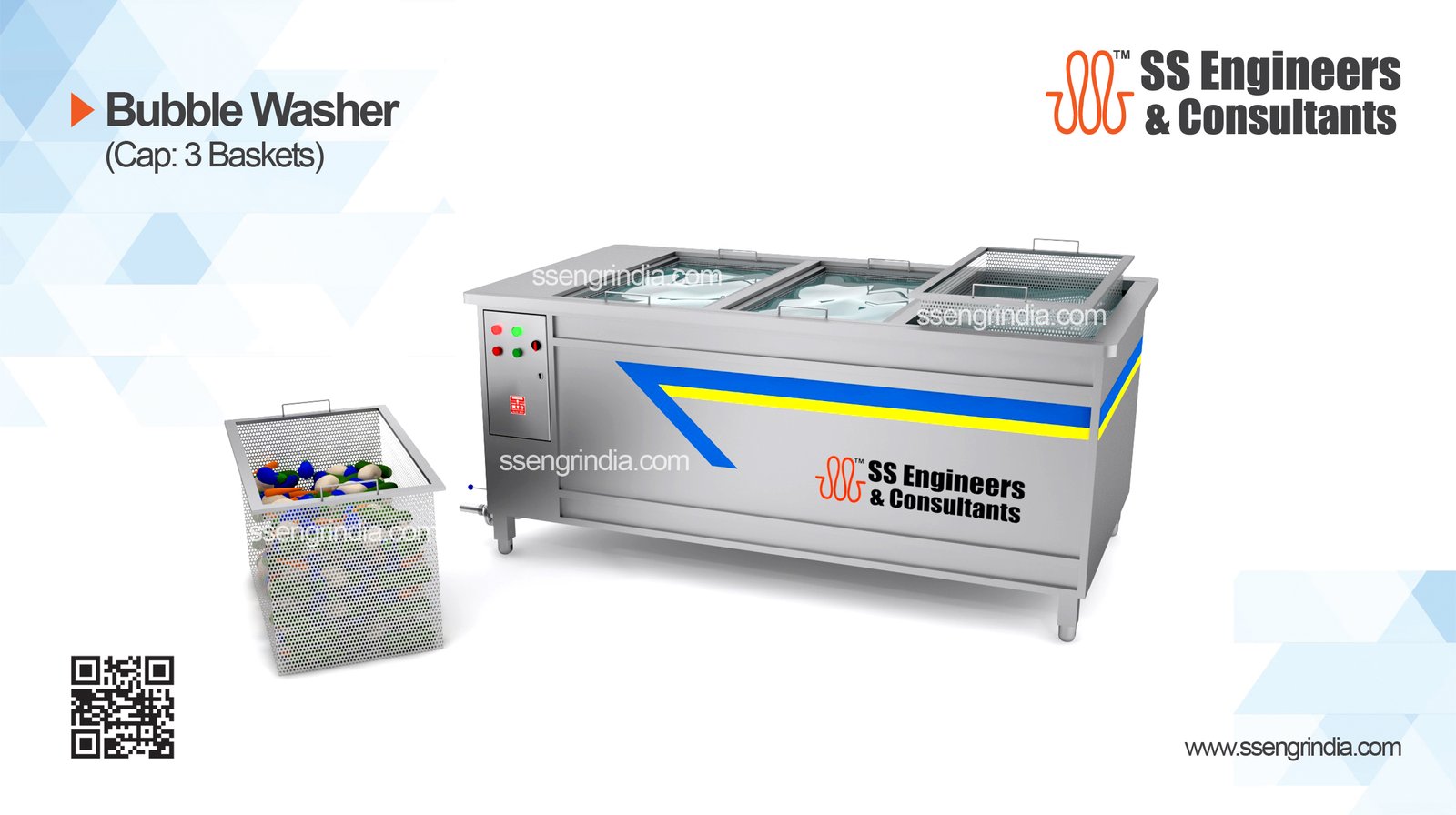 Bubble Washer, Vegetable Washer