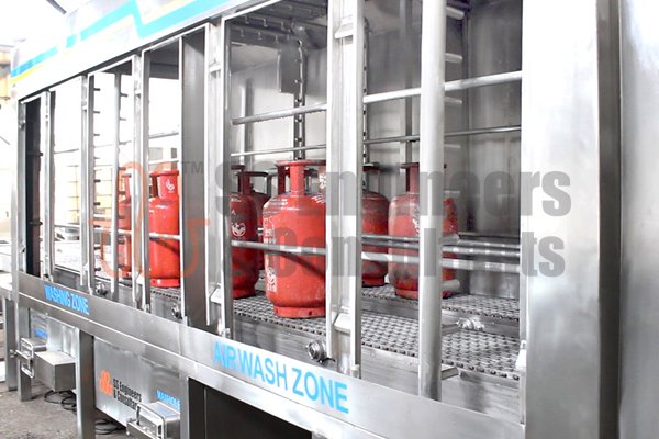 Cylinder Washer, LPG Cylinder Washer, LPG Cylinder Degreasing, LPG ...