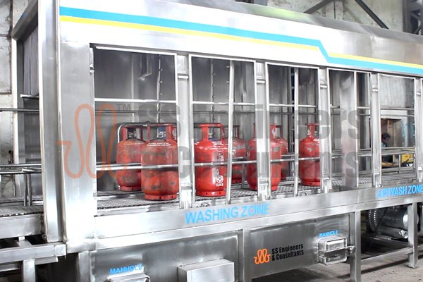 Cylinder Washer, LPG Cylinder Washer, LPG Cylinder Degreasing, LPG ...