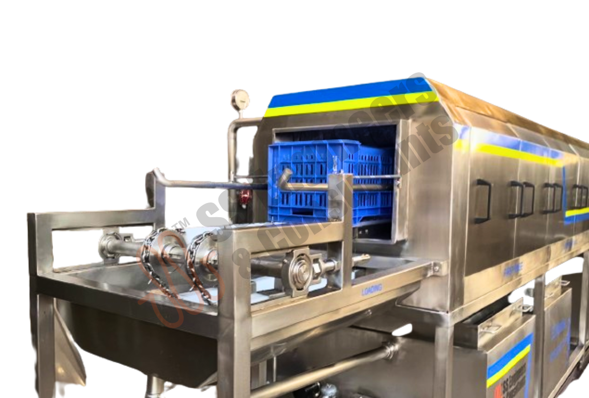 Ice Cream Crate Washer Machine Manufacturer in India, USA, UK, & Canada
